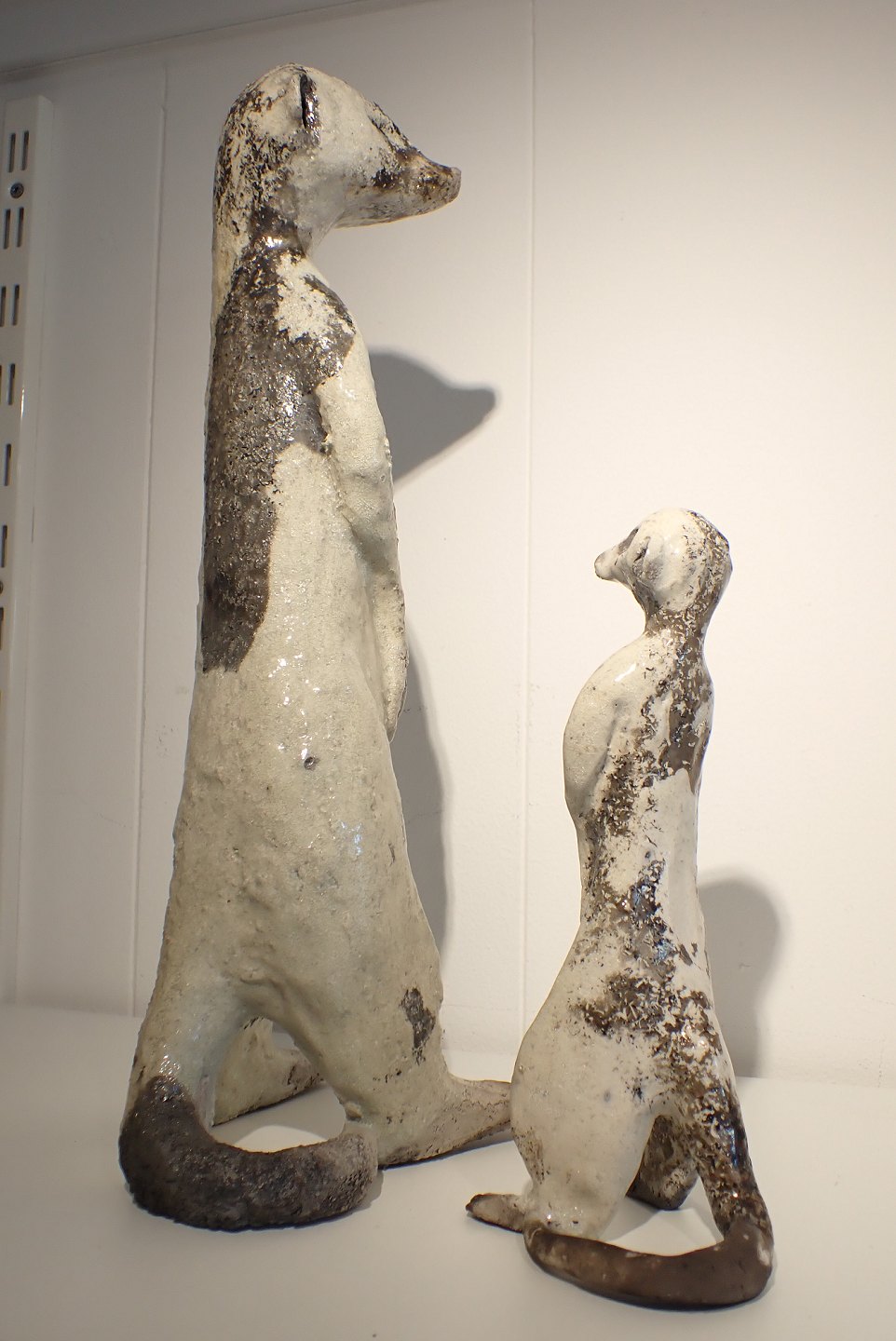 Adagio - Lisbeth Vard, Anneberg: 2 nye stentøjsfigurer af Surikater ...